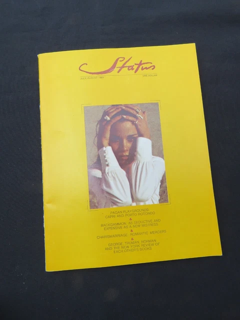 STATUS MAGAZINE JULY/ August 1969 Vintage 1960's Pop Culture Fashion ...