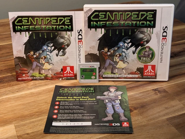 CENTIPEDE: INFESTATION 3DS Nintendo 3DS Complete - CIB Complete ...