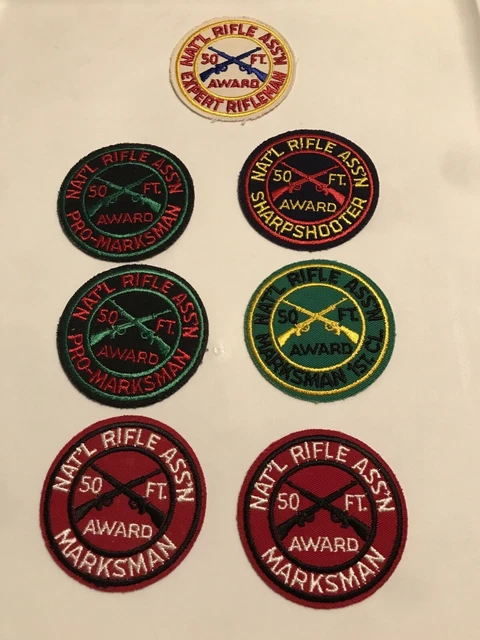 VINTAGE NATIONAL RIFLE ASSOCIATION Junior Division Marksman MEDALS ...