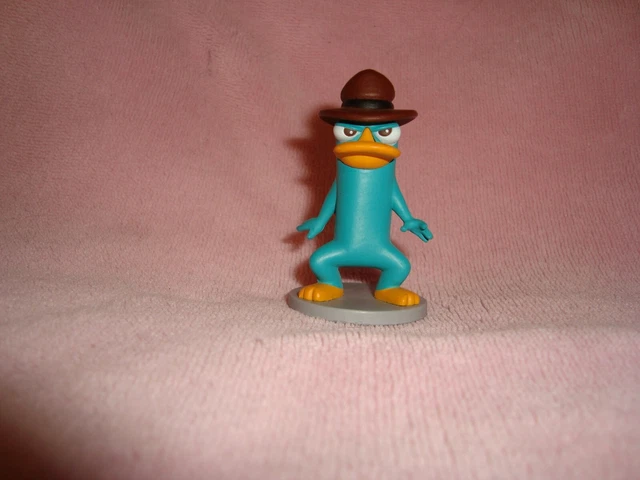 DISNEY PHINEAS & Ferb Perry the Platypus plastic Figure 2" tall $11.99 ...