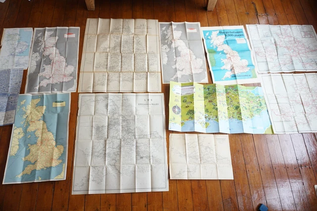 ASSORTED RAILWAY MAP x12 GWR LMS BR Southern Eastern £31.99 - PicClick UK