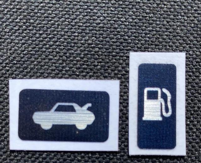 TOYOTA MR2 MK3 Roadster Fuel And Boot Lever Release Stickers MRS Gas ...