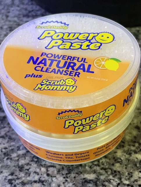 SCRUB DADDY POWER Paste All Purpose Cleaning Paste Kit All Natural ...