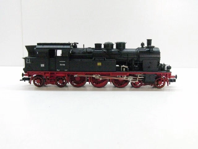 FLEISCHMANN H0 4076 Dampflok BR78 198, DR, DC, Licht, NEM, TOP o.OVP ...