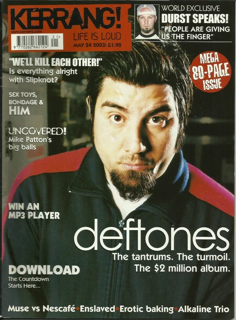KERRANG MAGAZINE 956 Deftones Limp Bizkit Mike Patton Funeral For A Friend Him EUR 10,70 ...