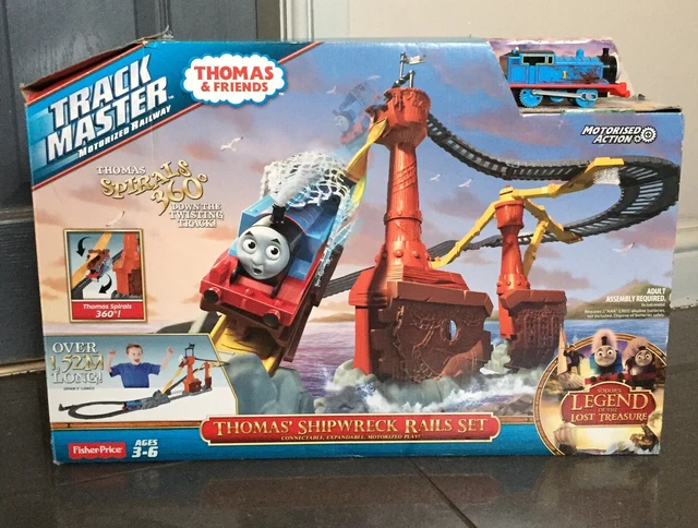 TOY TRAIN THOMAS & Friends Trackmaster Motorised Railway Shipwreck ...