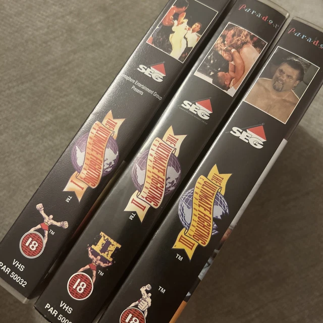 THE ULTIMATE FIGHTING championships - vhs video tapes - Cult Classics £ ...