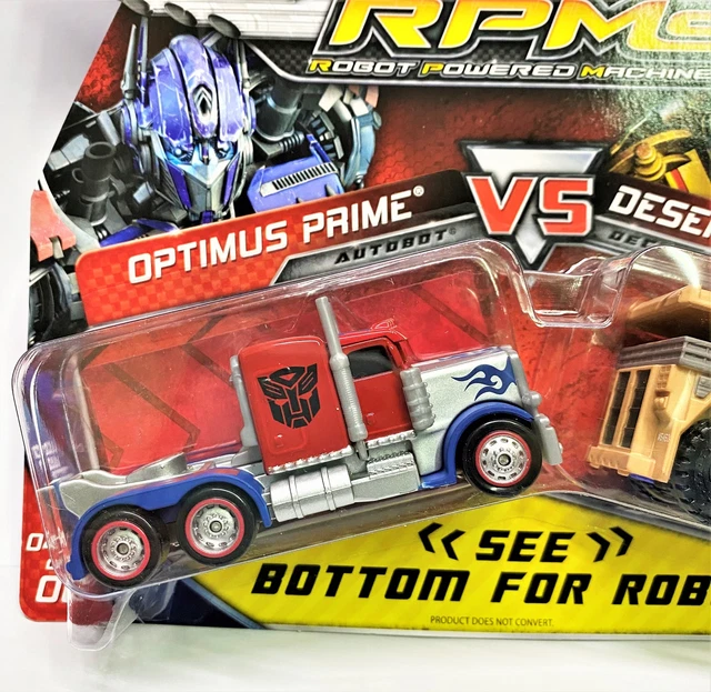 HASBRO TRANSFORMERS RPMS Robot Powered Machine [Optimus Prime&Desert ...