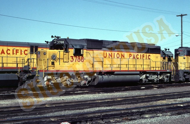 VTG 1981 TRAIN Slide 3788 UP Union Pacific Engine Salt Lake City UT ...