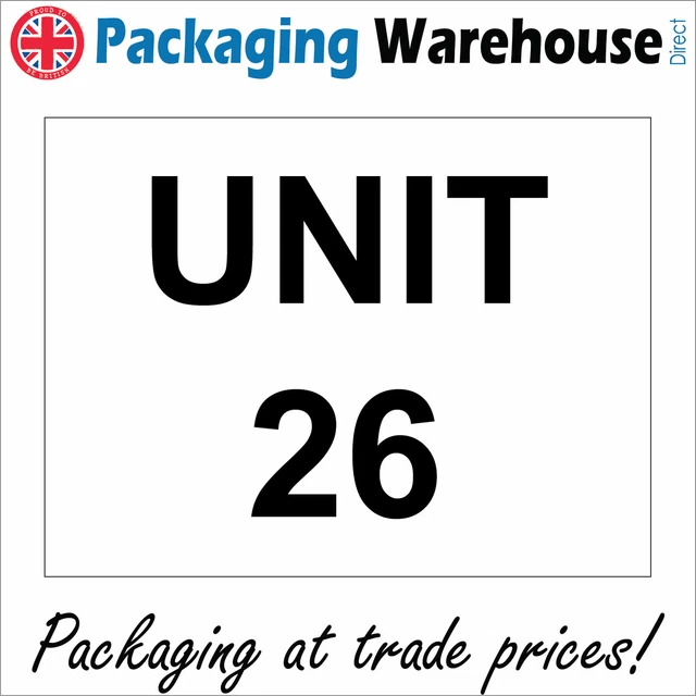 CM178 UNIT NUMBER Sign Customise Personalise House Workplace Office ...