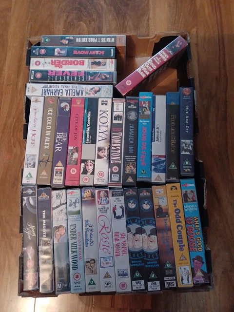 30 X JOB LOT Bundle of CLASSIC VHS Video Tapes As Pictured USED 210 £19 ...