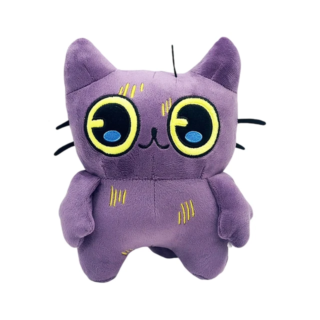 TOSTADA PLUSH DOLL Purple Cat Toys Stuffed Companion Kids Friend Gift ...