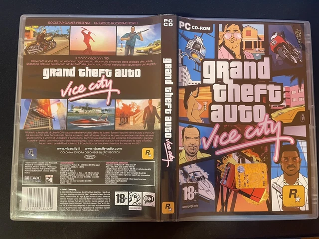 GTA: VICE CITY (2CD+POSTER/MAPPA) [PC-GAME] [ITA] EUR 29,99 - PicClick IT
