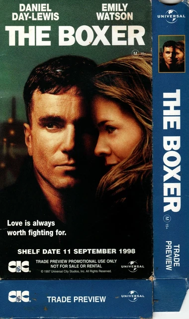 THE BOXER - VHS - Time Coded - Video dealer Preview tape - PAL - 1998 ...