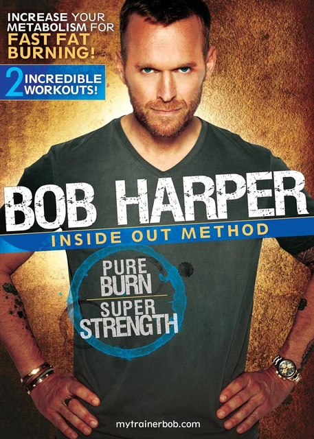 BOB HARPER INSIDE Out Method Pure Burn / Super Strength Dvd Workout EUR ...