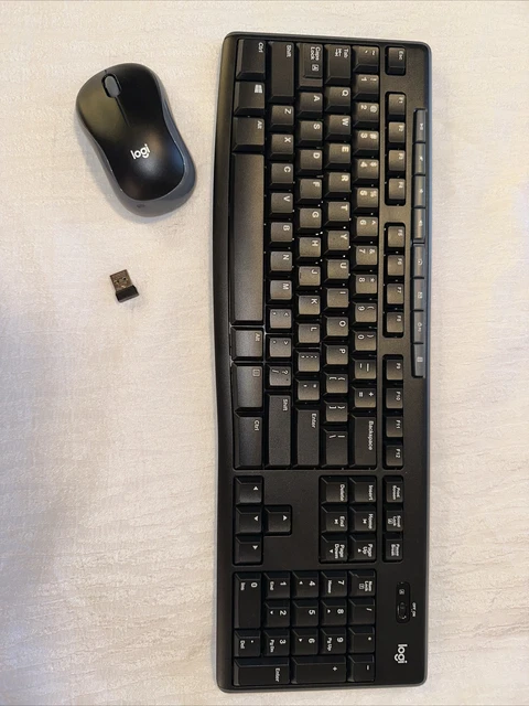 LOGITECH WIRELESS KEYBOARD And Mouse With Unifying Receiver. $19.99 ...