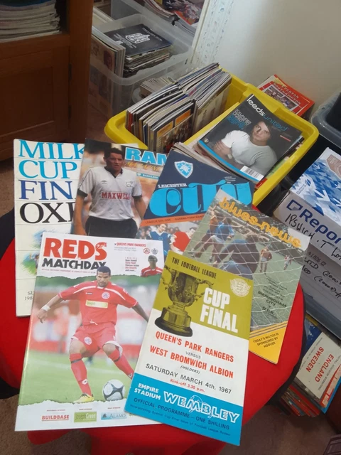 QUEENS PARK RANGERS x 8 Away Football Programmes (Bulk Lot 1) All ...