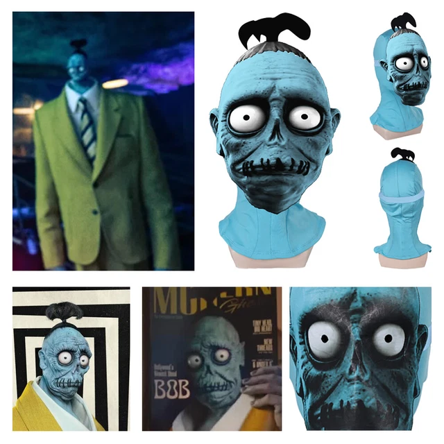 BEETLEJUICE 2 SHRUNKEN Head Bob Cosplay Masks Full Head Halloween Prop ...