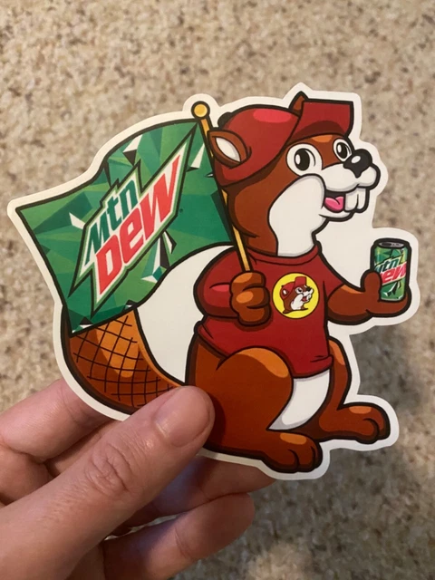 BUC-EE’S BUCEES GAS Station - Mountain Dew Soda Pop Mtn Dew Flag Vinyl ...