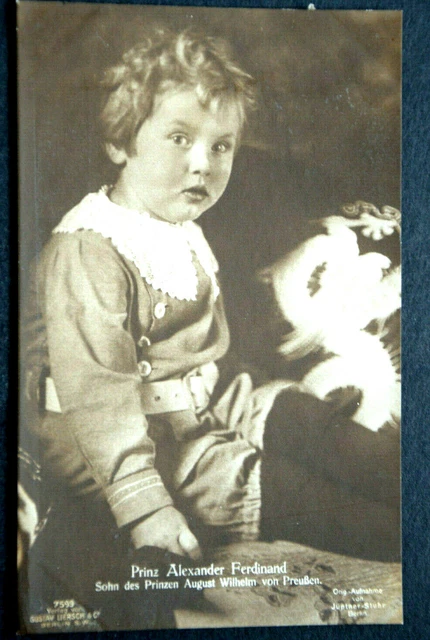 49641 PHOTO AK Adel Monarchie Prinz Alexander Ferdinand Fils Prinz ...