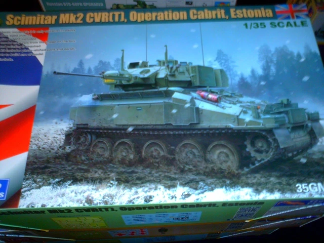 GECKO MODELS 1/35 Scale British Army Light Tank Scimitar Mk2 Cvr T ...
