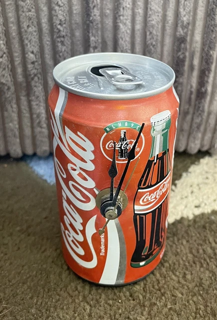 VINTAGE 1994 COCA-COLA Can Clock Rare £55.00 - PicClick UK