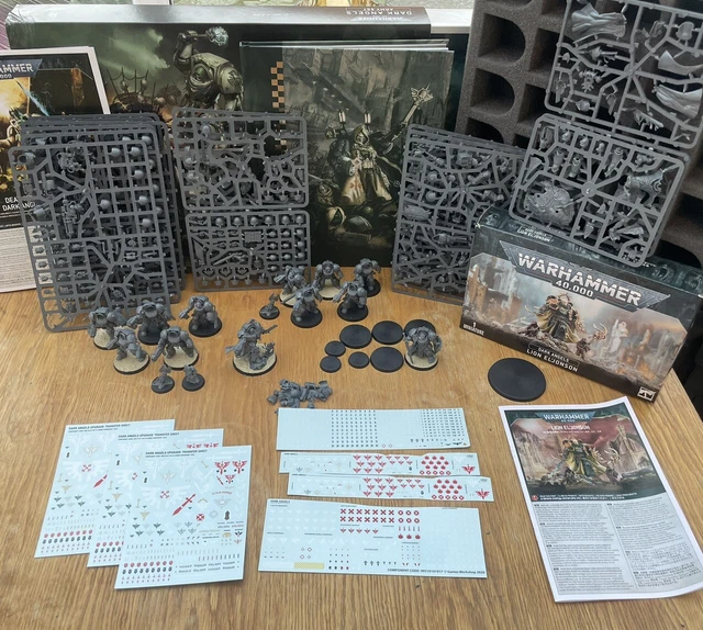 WARHAMMER 40K DARK Angels Deathwing Assault Army Box Set Lion El’Jonson ...