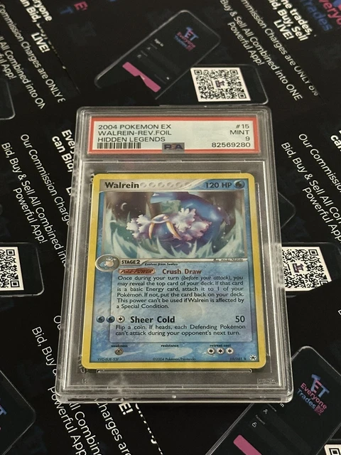 POKEMON PSA EX Hidden Legends Walrein 15/101 Nintendo WOTC MINT Rare Holo EUR 41,37 - PicClick IT