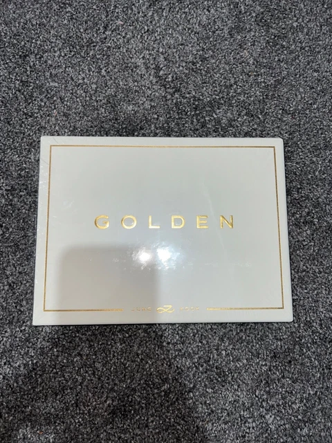 BTS JUNGKOOK OFFICIAL Golden UNSEALED Album Solid Version *read ...