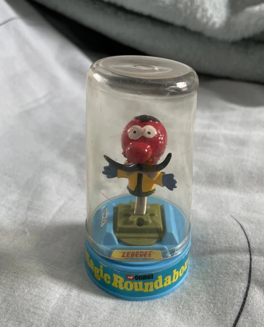 RARE VINTAGE CORGI 1972 The Magic Roundabout Zebedee Figure In Dome - Danot £14.50 - PicClick UK