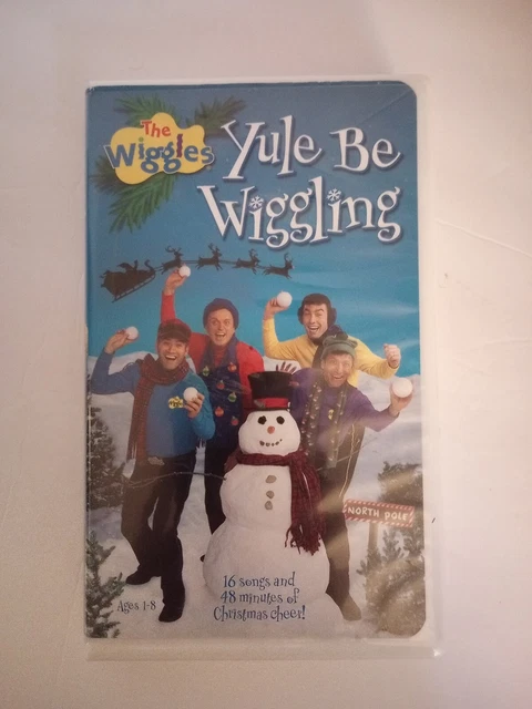 THE WIGGLES VHS LOT ~WIGGLY WORLD~YULE BE WIGGLING~YUMMY YUMMY~WIGGLY ...