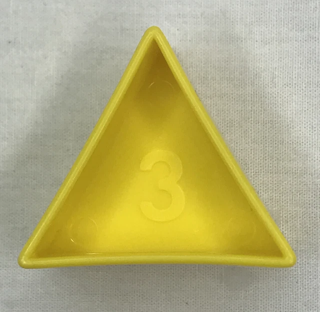 TUPPERWARE SHAPE O BALL Replacement SHAPE #3 Triangle Plastic Part ...