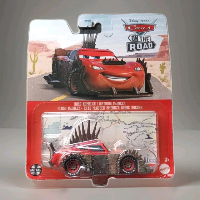 DISNEY PIXAR CARS Road Rumbler Lightning McQueen Mattel Diecast Combi ...