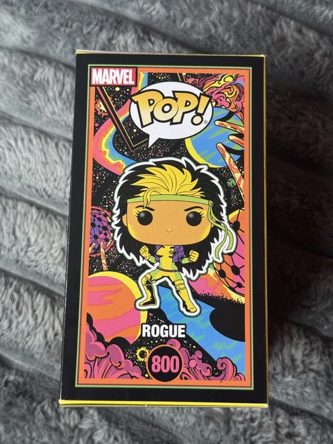 FUNKO POP! MARVEL Rogue Glow Blacklight X-Men #800 Exclusive Special Ed ...