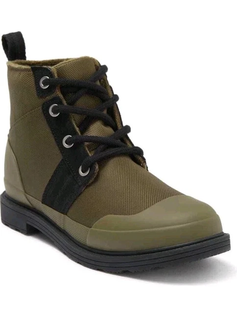 HUNTER GREEN INSULATED Commando Waterproof Outdoor Lace Up Ankle Boots ...