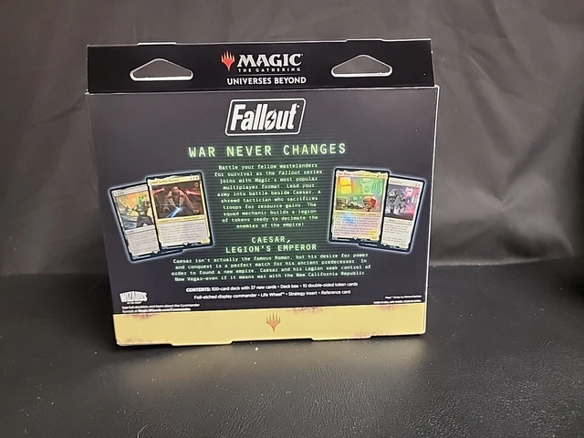 MAGIC THE GATHERING Fallout Hail, Caesar Commander Deck New Sealed $62. ...