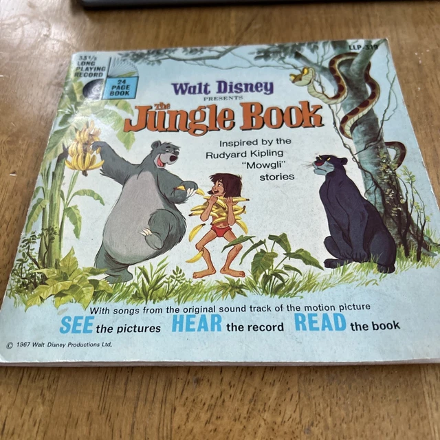 WALT DISNEY 'THE Jungle Book' Vinyl Ep 1967 Vg+ £5.92 - PicClick UK