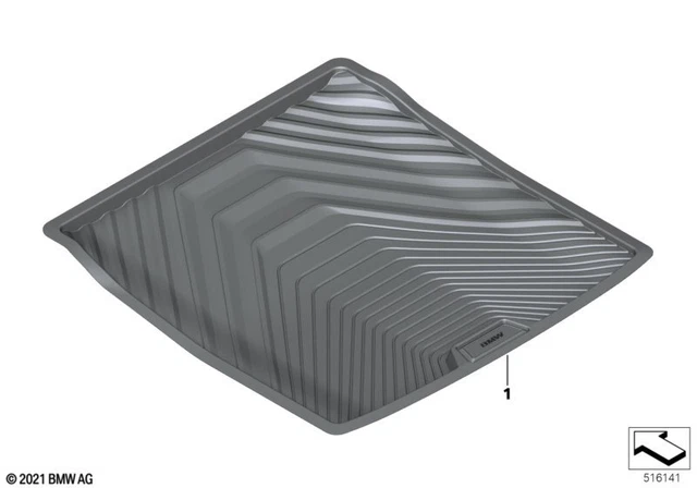BMW GENUINE FITTED Luggage Compartment Mat Basis Boot Mat Fits G26 ...
