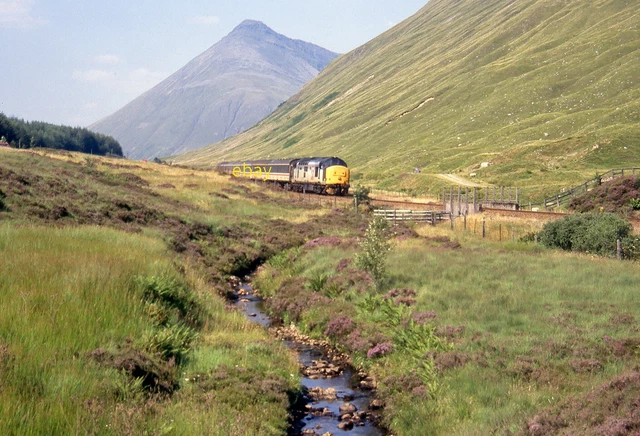 ORIGINAL 35MM SLIDE BR Class 37 no.37430 at County March WHL +rights ...