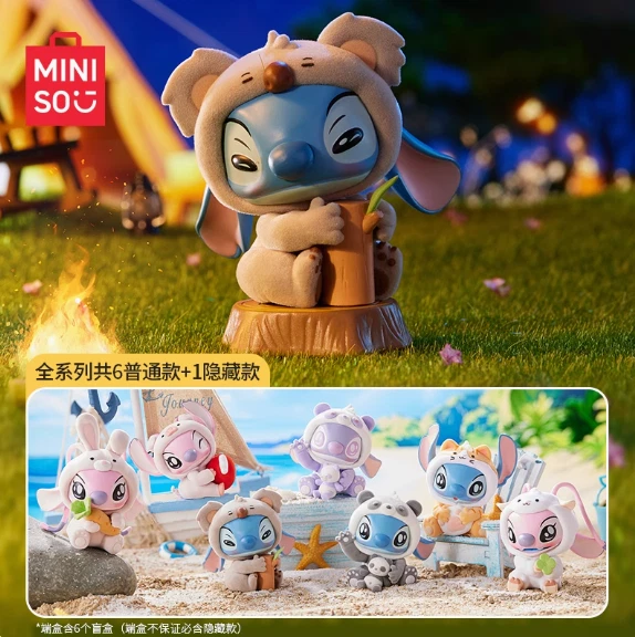 MINISO DISNEY STITCH Party Animals Series Blind Box Confirmed Figure Toy Gift £13.99 - PicClick UK