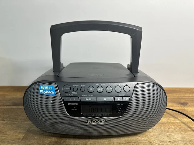 SONY MODEL ZS-S10CP Personal Audio System - FM/AM - Radio - CD $64.99 ...