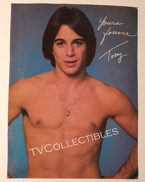 MAGAZINE PINUP~ TONY DANZA Shirtless ~1970s ~~Back- ERIK ESTRADA of TV ...
