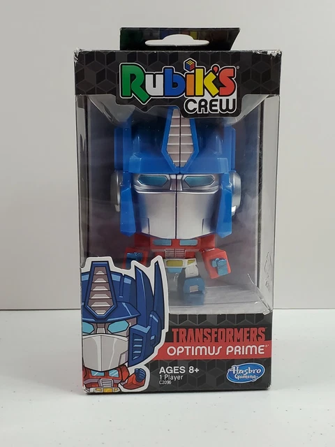 HASBRO GAMING RUBIKS Crew Transformers Optimus Prime Collectible ...