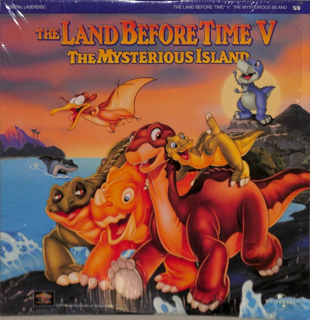 THE LAND BEFORE Time V: The Mysterious Island (1997) Laserdisc Video £9 ...