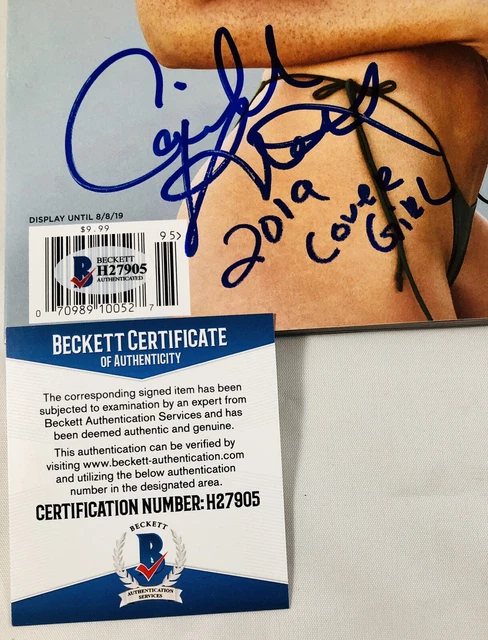 CAMILLE KOSTEK SIGNED 2019 Sports Illustrated Swimsuit Issue Magazine ...