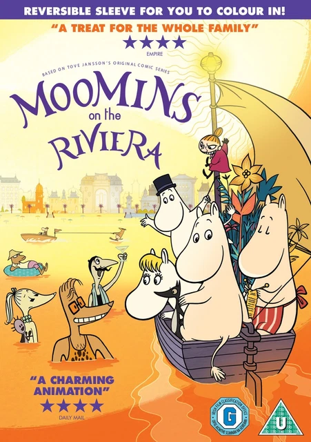 MOOMINS ON THE Riviera (DVD) Irina Bjorklund Maria Sid Russell Tovey ...