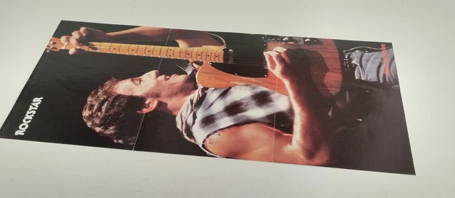BRUCE SPRINGSTEEN_POSTER FRONTE-RETRO two sided- cm 61x29 # anno 1988 ...