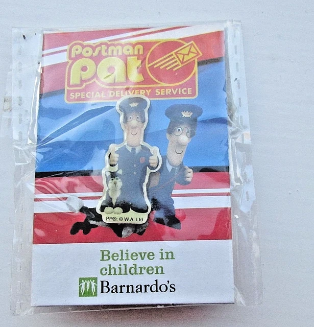 POSTMAN PAT AND Jess The Cat Pin Badge Barnardo's Charity BNIB £1.17 ...