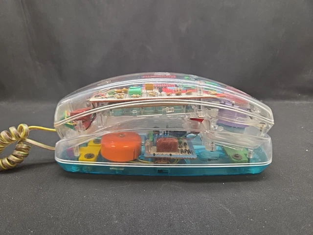 VINTAGE 80S/90S CLEAR Telephone Retro- UNISONIC £20.99 - PicClick UK
