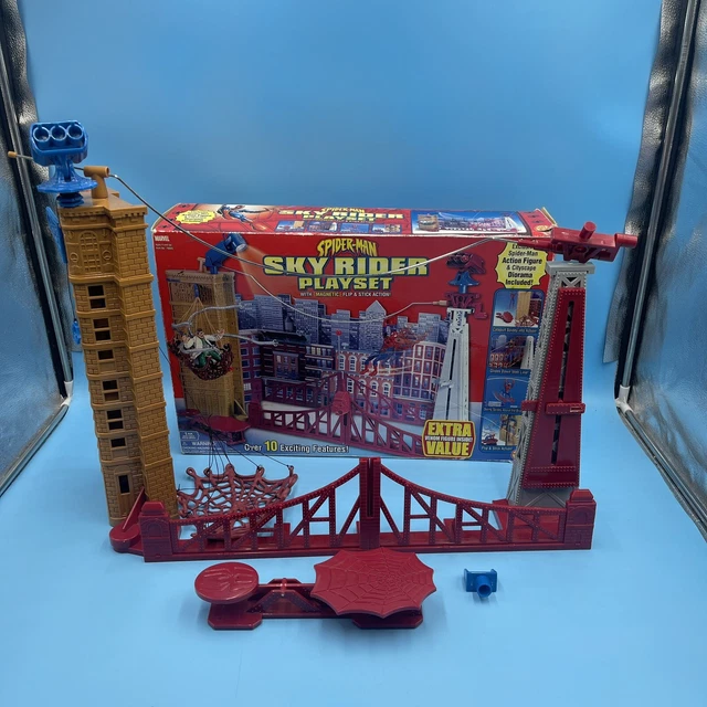 Spiderman skyrider playset store